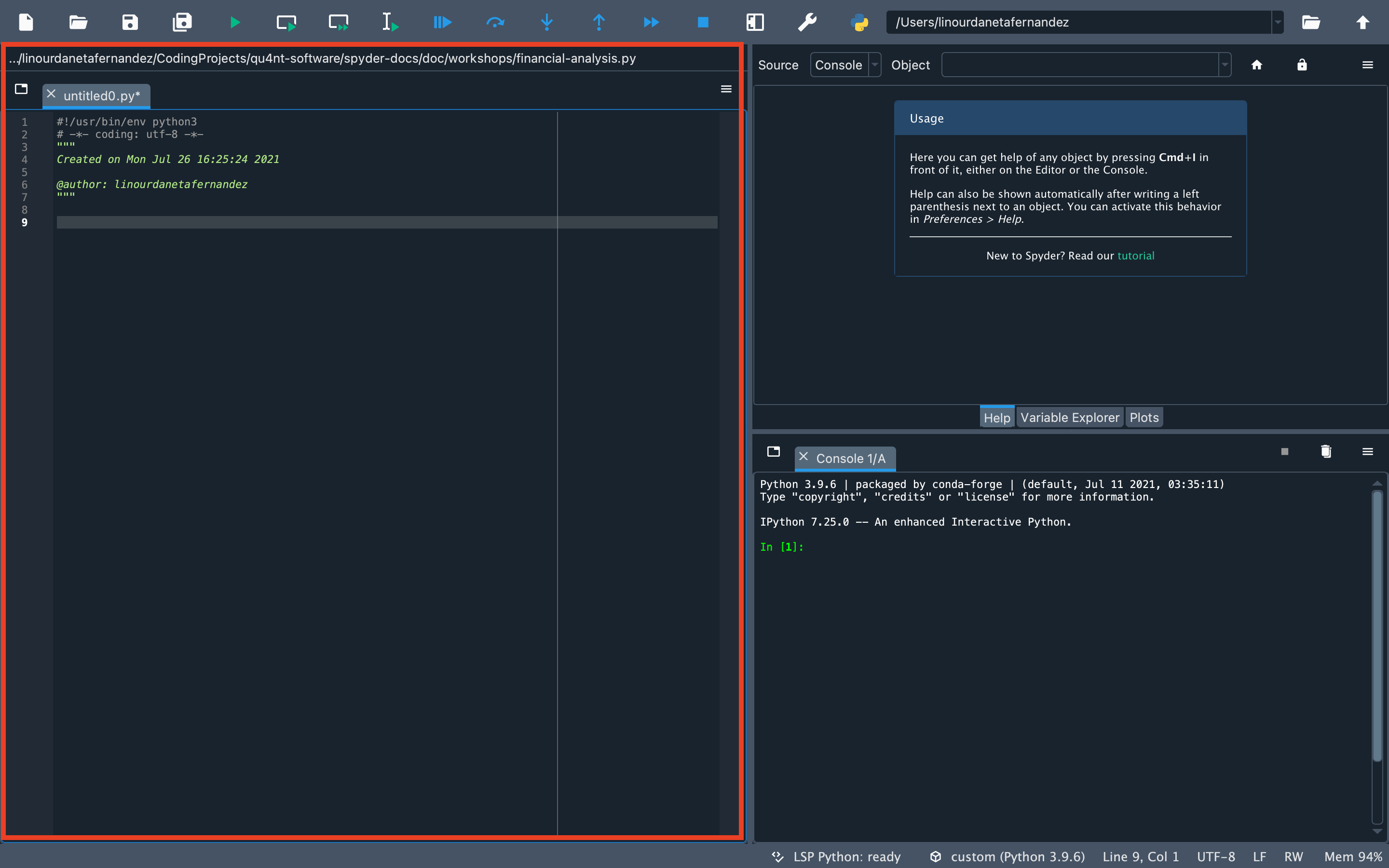 Scientific Computing And Visualization With Spyder Spyder 5 Documentation